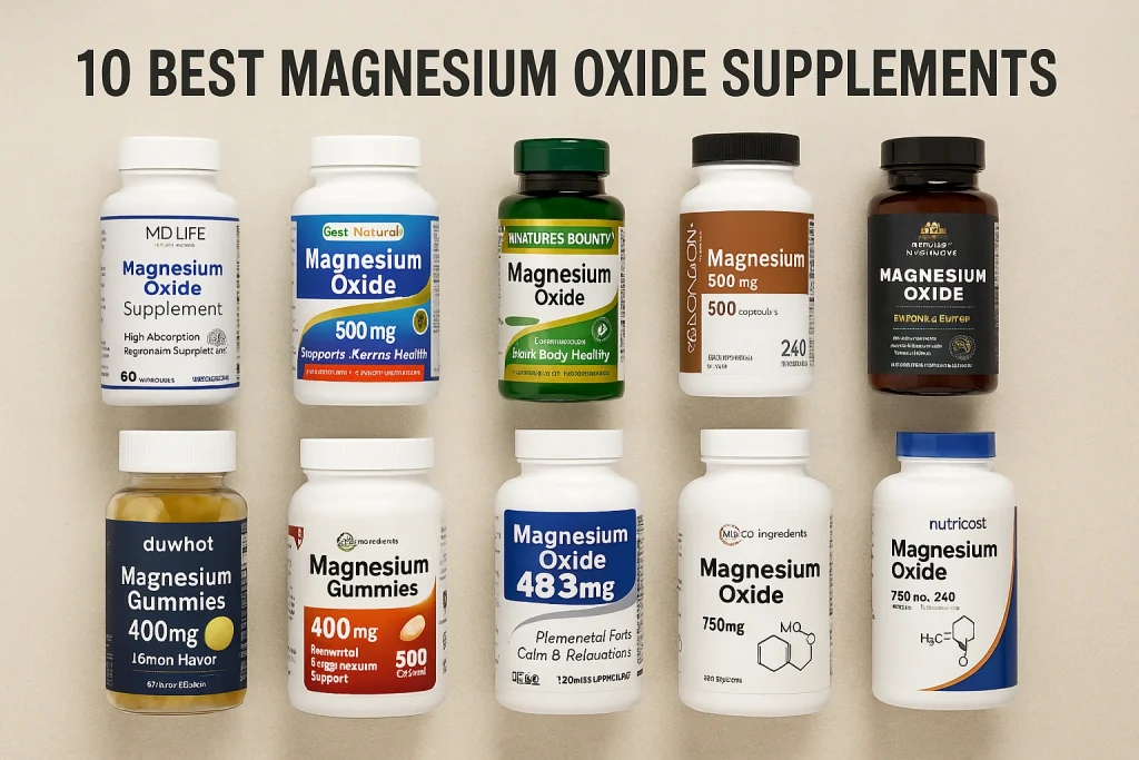 The 10 Best Magnesium Oxide Supplements Ranked in 2025 - Dietary Habit